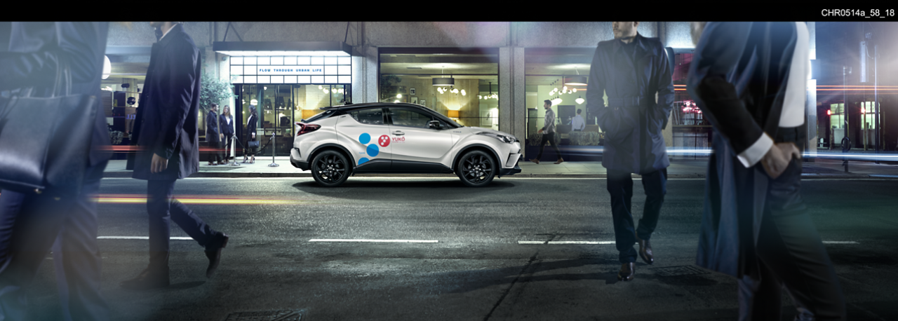 YUKÕ Toyota Car Club. Drive a Toyota by the hour in Dublin.